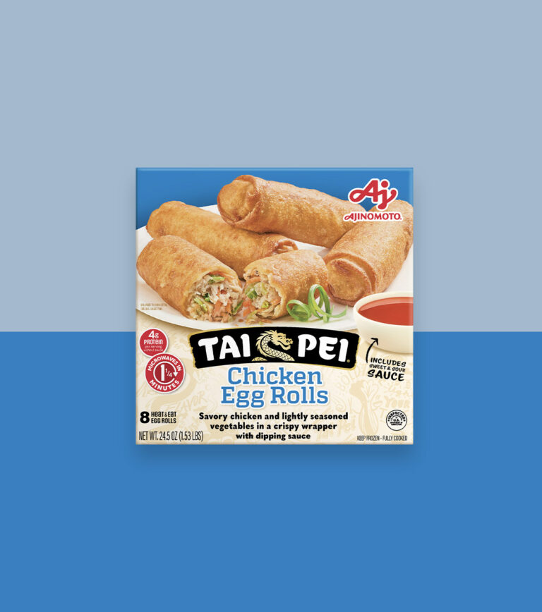 Chicken Egg Rolls, Heat & Eat 8-count, 24.5oz - Tai Pei